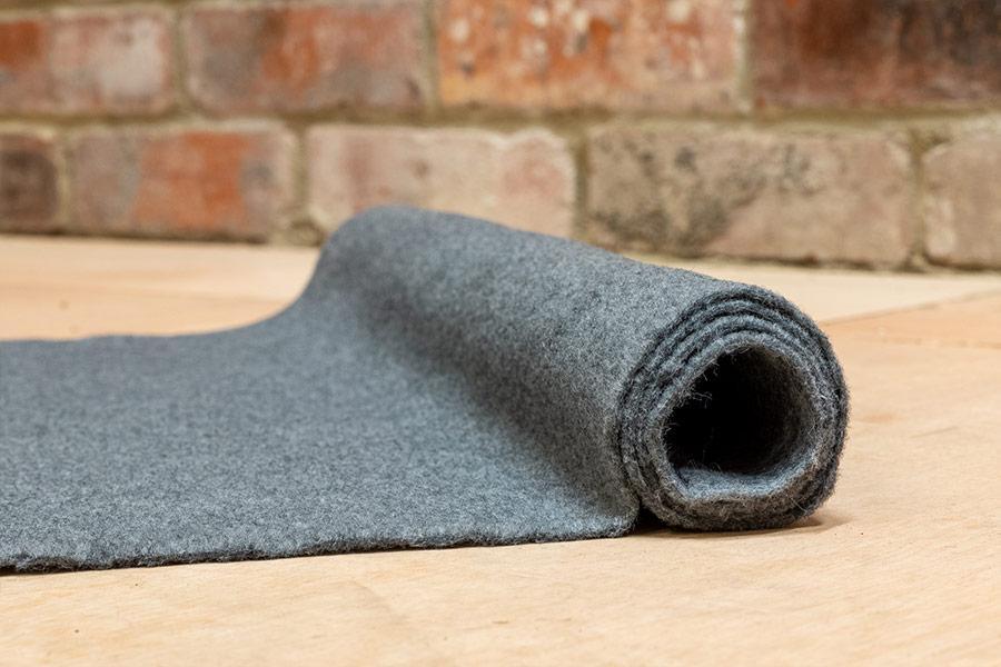 Campervan carpet - Graphite - Vandalised