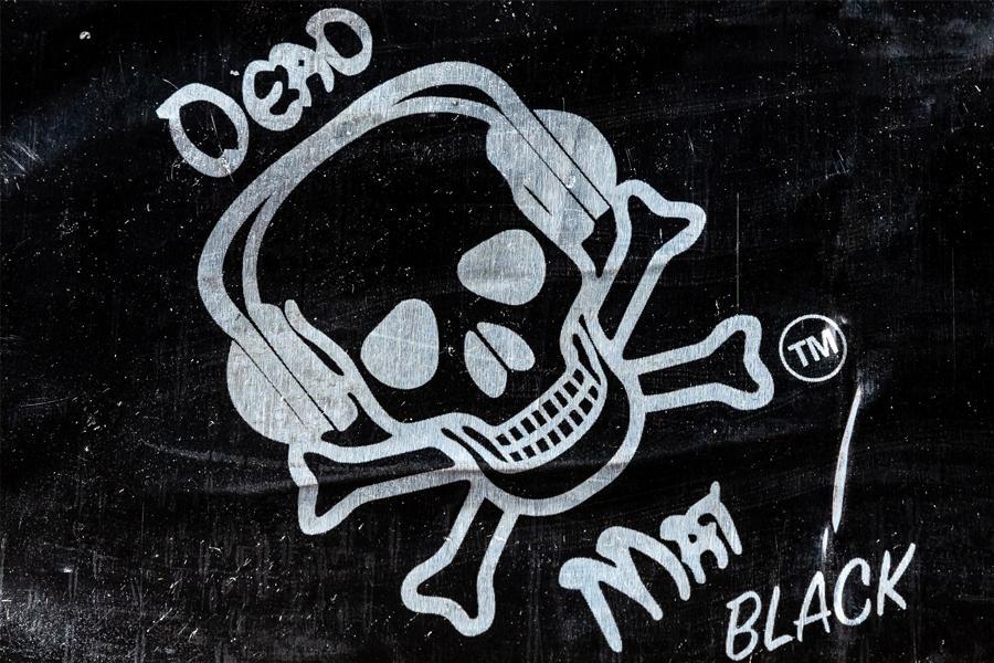 Dead Mat Black sound proofing roll - Vandalised