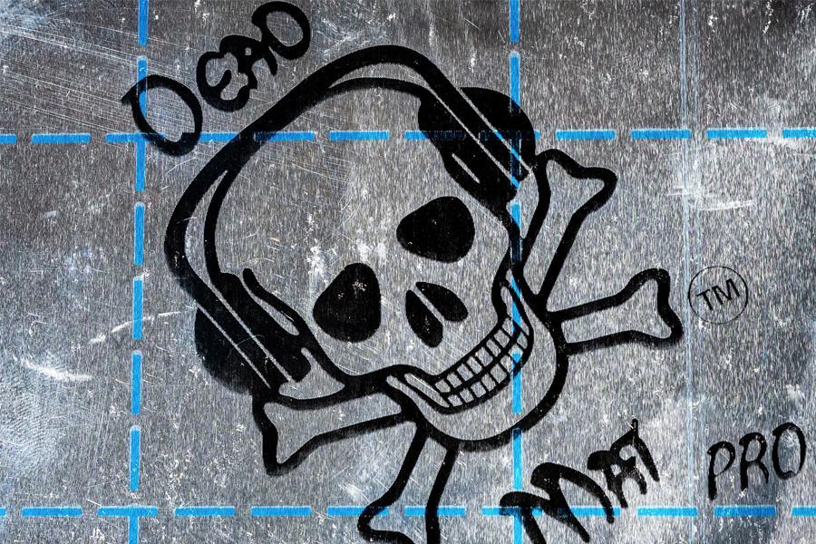 Dead Mat Pro soundproofing sheets - Vandalised