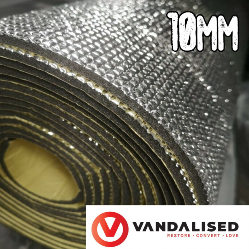 UltraTherm van insulation 10mm - Vandalised