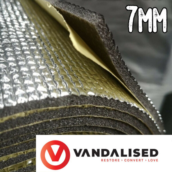 UltraTherm van insulation 7mm - Vandalised