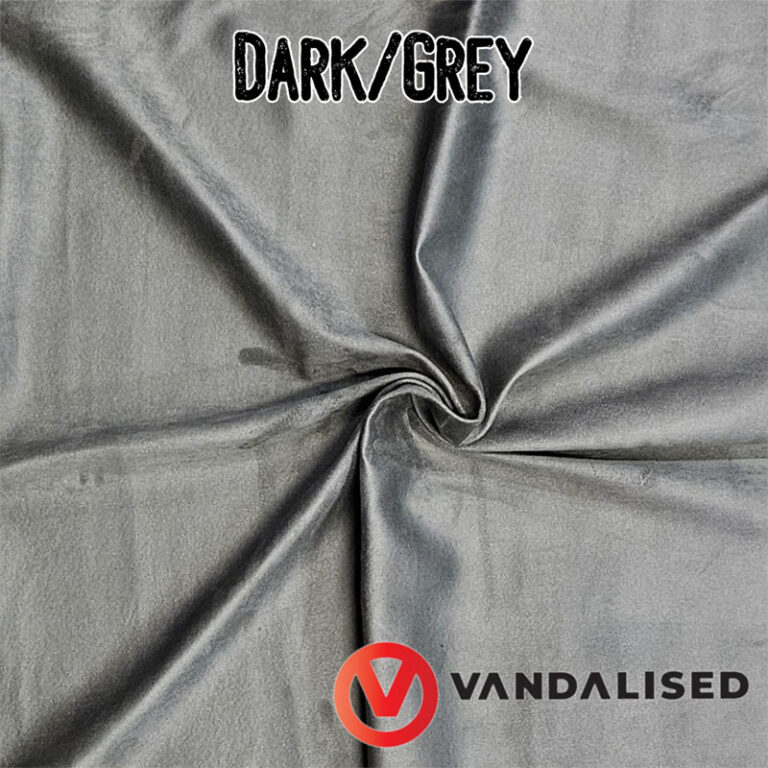 Campervan suede lining - Dark Grey - Vandalised