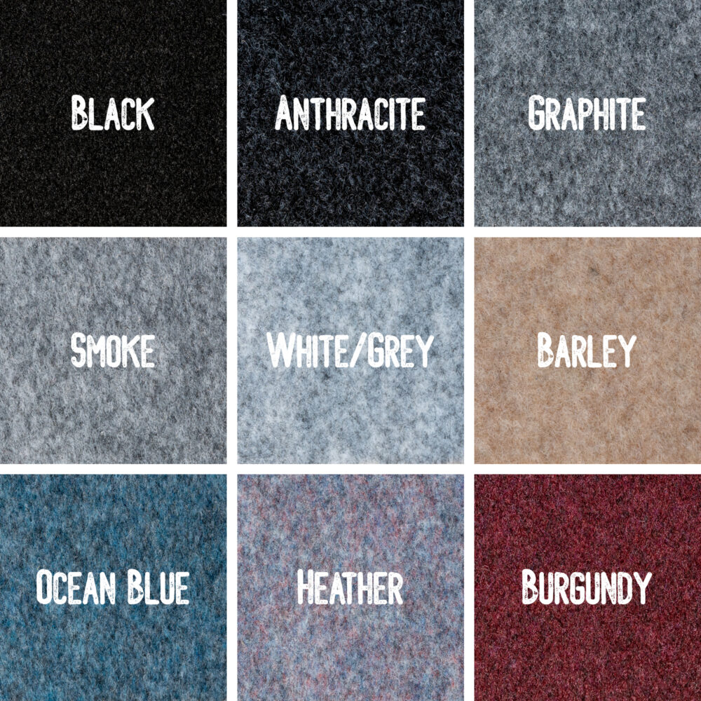 Campervan carpet sample pack - Vandalised